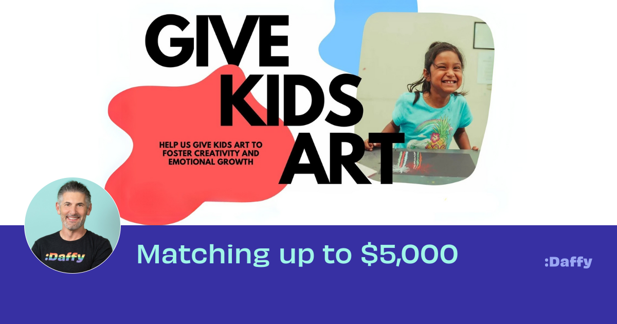 Donate to "Help Us Give Kids Art", led by Adam Nash
