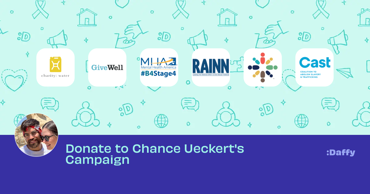 Donate to "Freedom Fund", led by Chance Ueckert