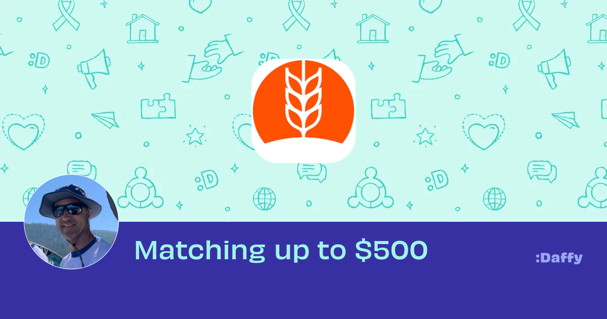 Donate to "Raise money to help Second Harvest", led by Greg Mrva