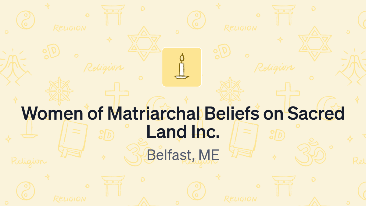 Donate to Women of Matriarchal Beliefs on Sacred Land Inc. (01-0433356)