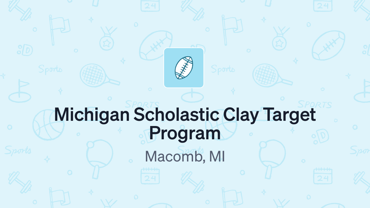 Donate to Michigan Scholastic Clay Target Program (20-2666400)