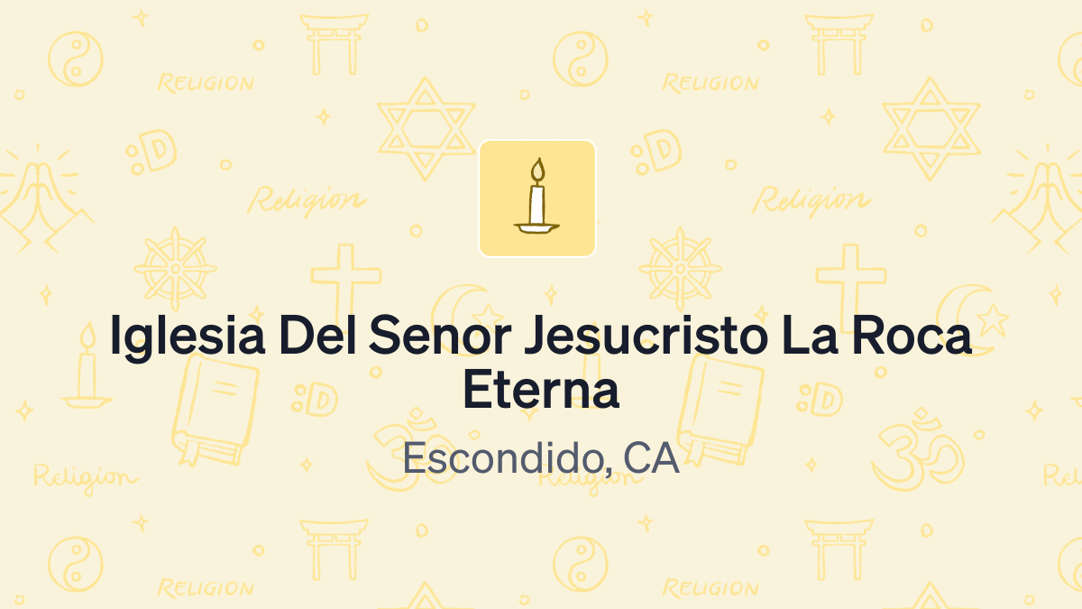 Donate to Iglesia Del Senor Jesucristo La Roca Eterna (20-4443581)
