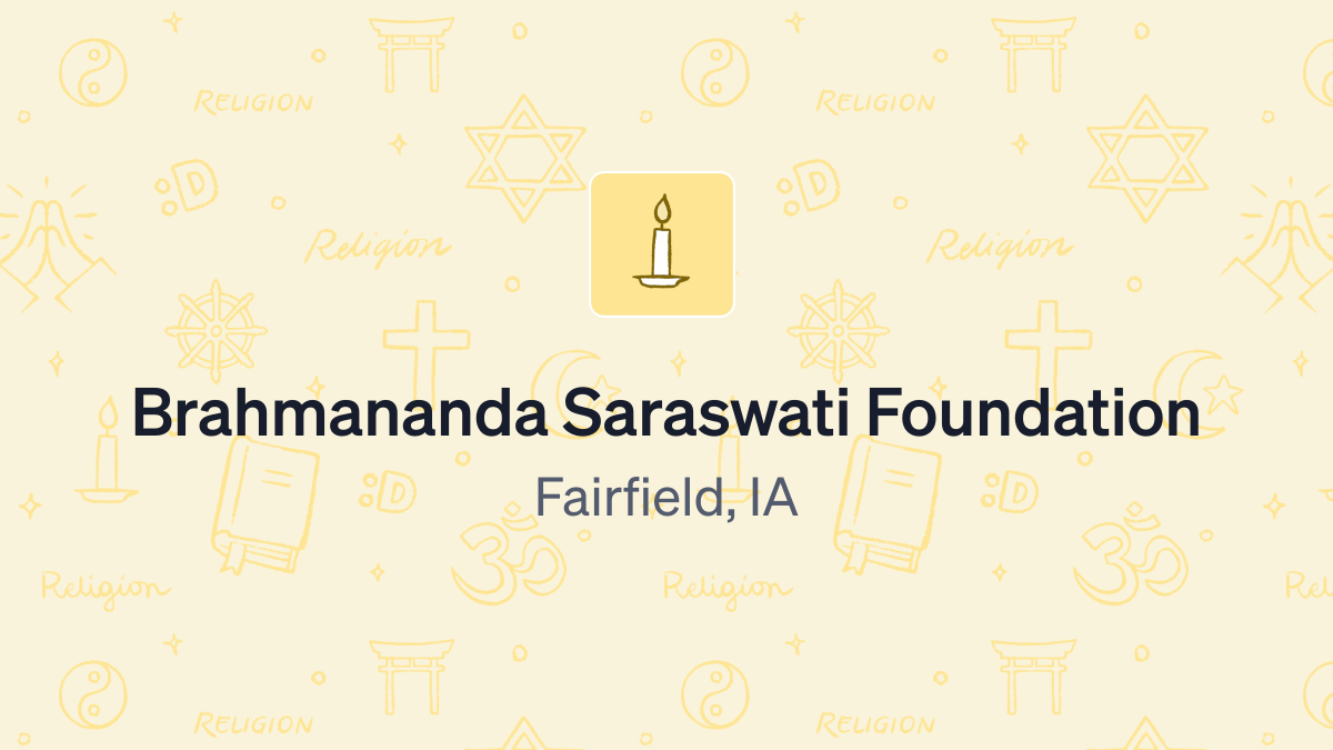 Donate to Brahmananda Saraswati Foundation (26-2986750) using Daffy