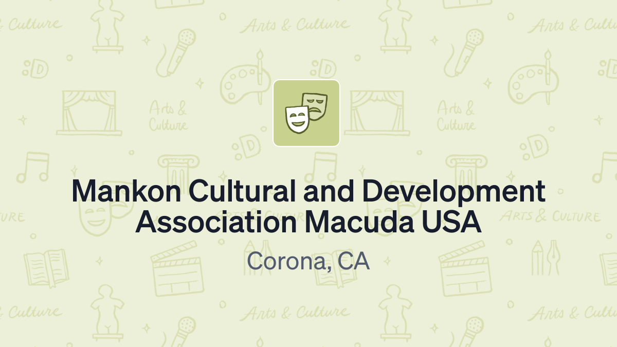 Donate to Mankon Cultural and Development Association Macuda USA (27 ...