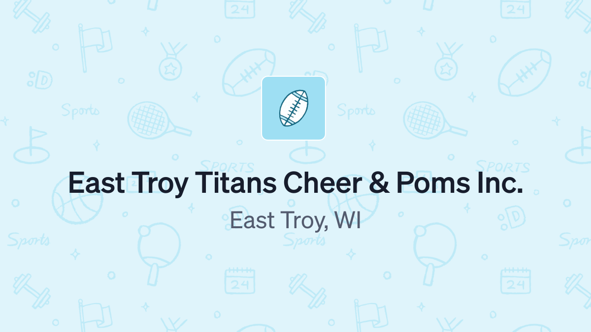 Donate to East Troy Titans Cheer & Poms Inc. (30-0833447) using Daffy