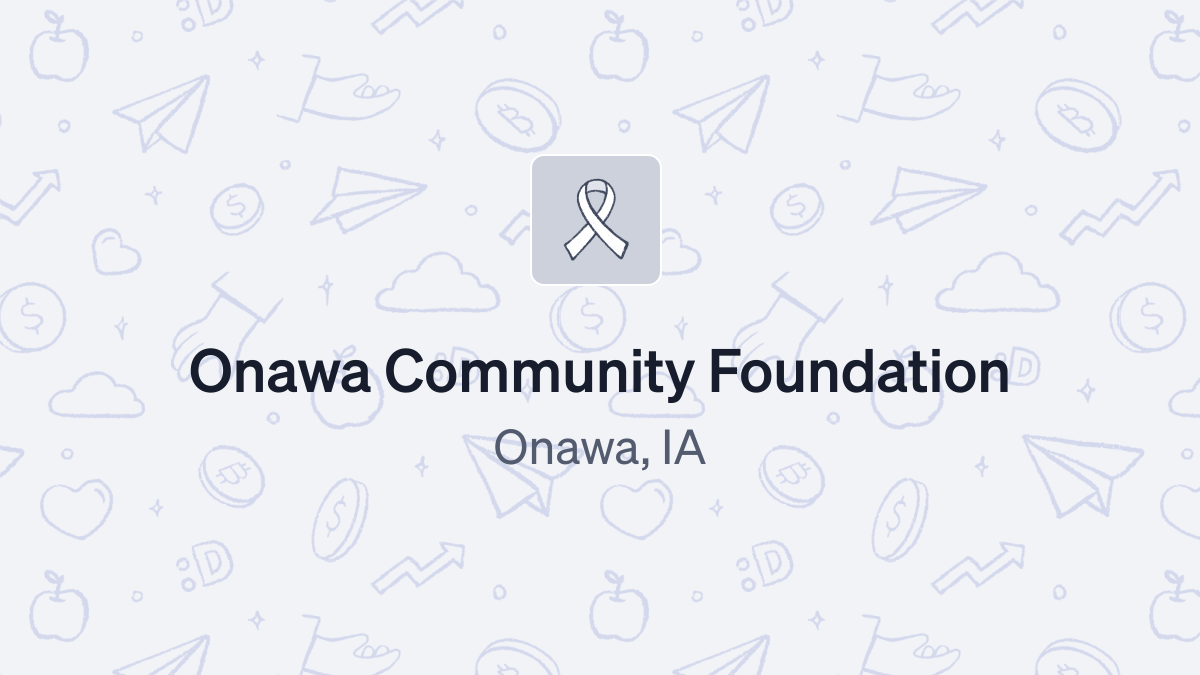 Donate to Onawa Community Foundation (42-1406597) using Daffy