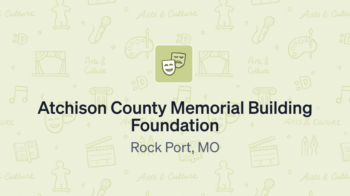 Donate to Atchison County Memorial Building Foundation (42-1587102)