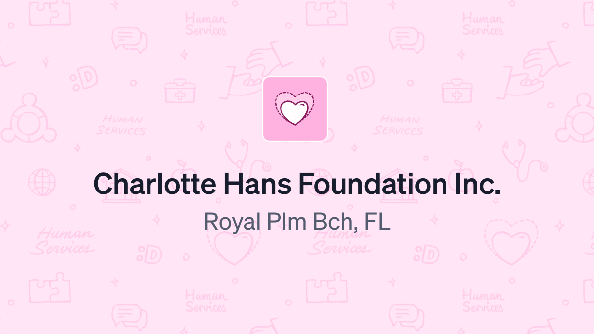 Donate to Charlotte Hans Foundation Inc. (47-3497796) using Daffy