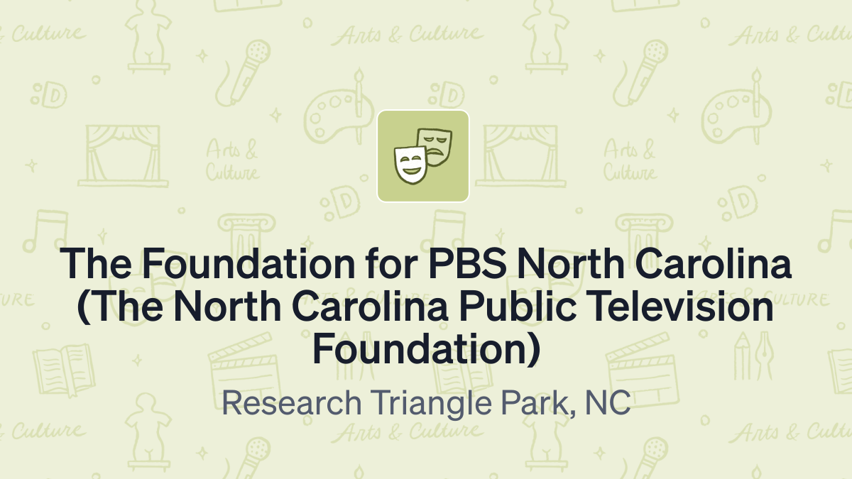 Donate to The Foundation for PBS North Carolina (The North Carolina ...