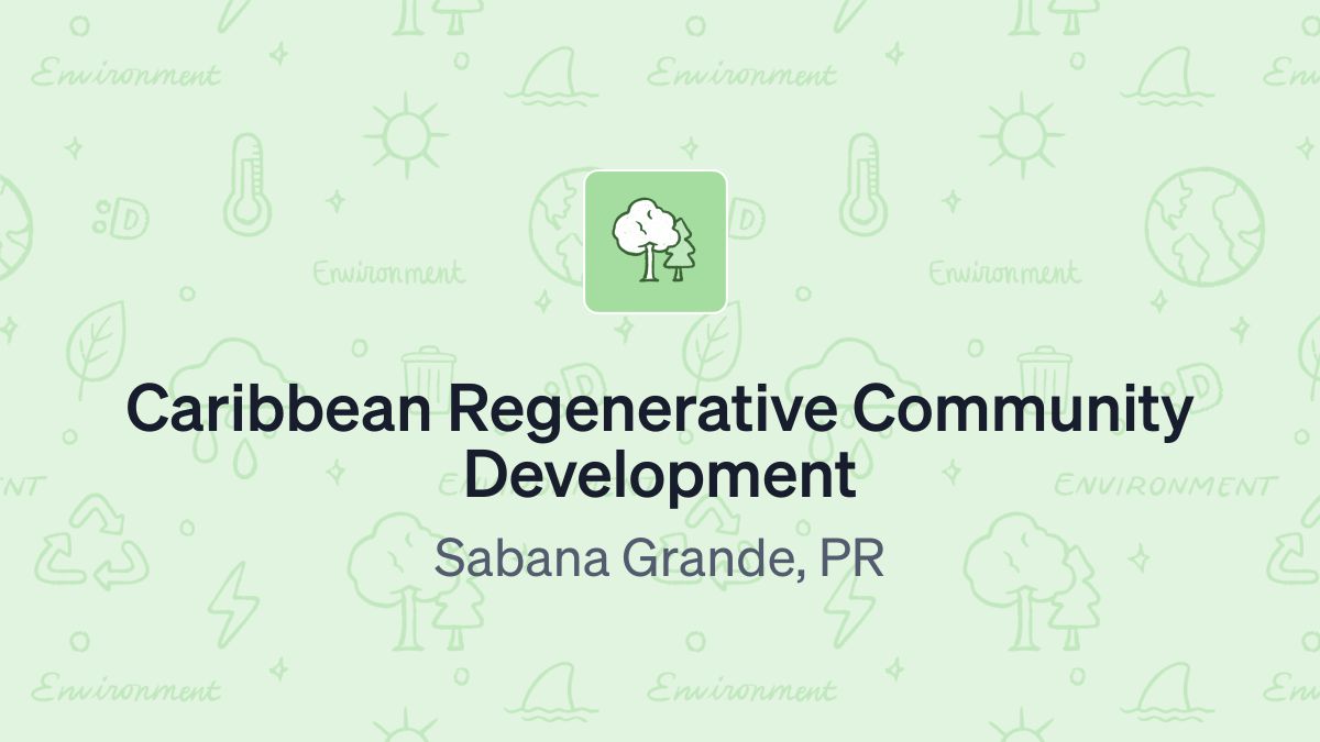 Donate to Caribbean Regenerative Community Development (66-0984148)
