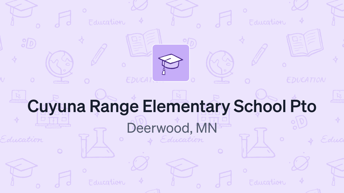 Donate to Cuyuna Range Elementary School Pto (81-0737643) using Daffy