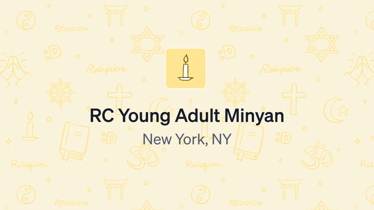 Donate to RC Young Adult Minyan (83-4211766) using Daffy