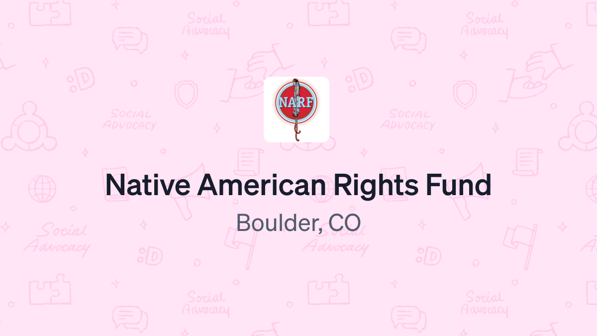Donate to Native American Rights Fund (84-0611876) using Daffy