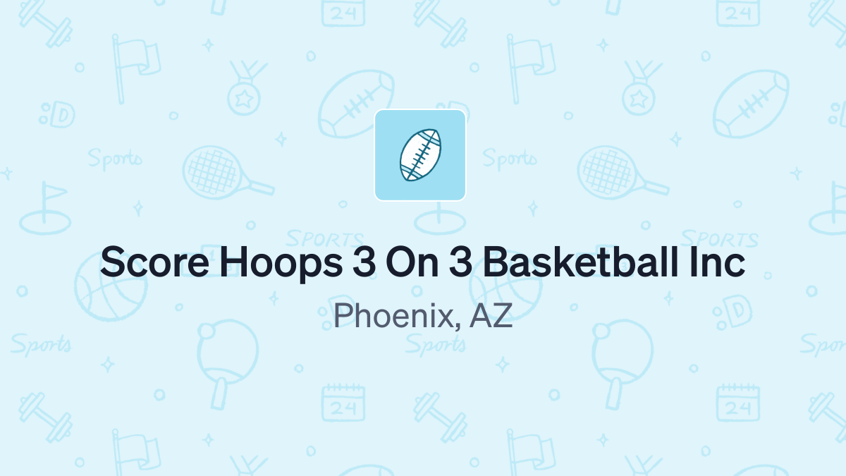Donate to Score Hoops 3 On 3 Basketball Inc (86-2735418) using Daffy