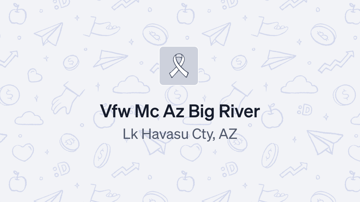 Donate to Vfw Mc Az Big River (92-1316462) using Daffy